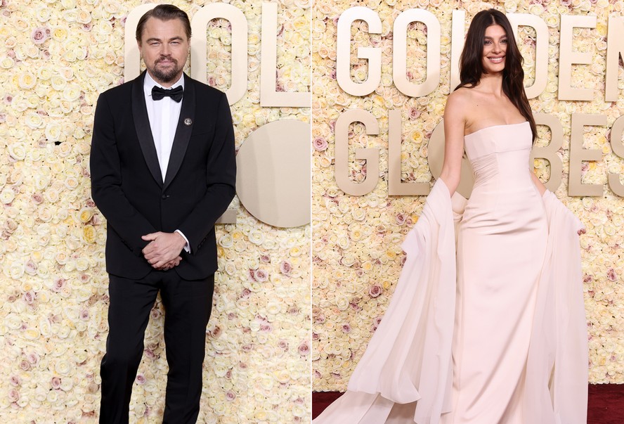 Leonardo DiCaprio e ex-namorada Camila Morrone dividem red carpet do ...