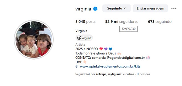 Após fim de affair e desculpas de Vini Jr., Virginia chega a 53 milhões ...