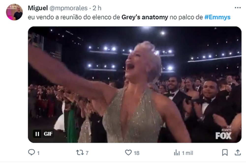 Atores de 'Grey's Anatomy' se reencontram no Emmy e fãs vibram: 'Série ...