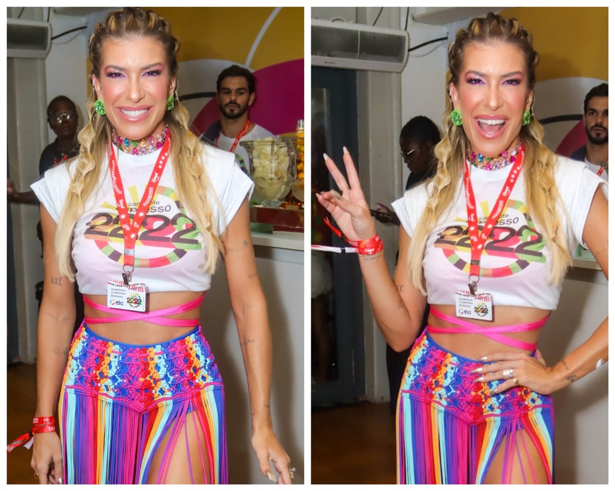 Lore Improta chega ao Carnaval de Salvador após desfile no Rio: 'Muito energético e café'
