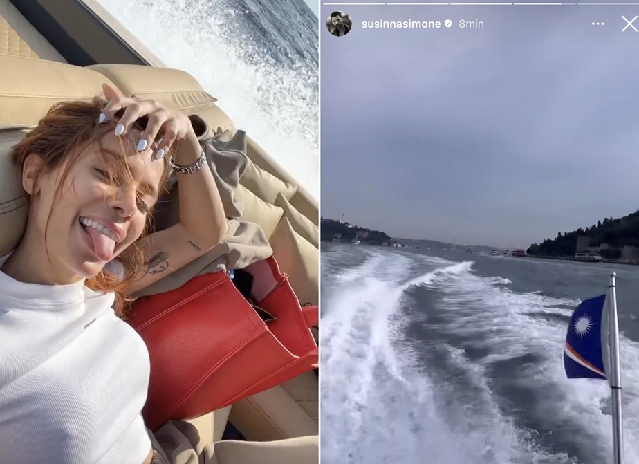 Após noitada juntos, Anitta e ator gato de '365 Dias' postam em passeio ...