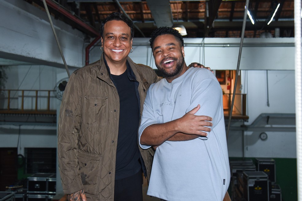 Filho de Tim Maia, Carmelo Maia se encontra com ator que será seu pai ...