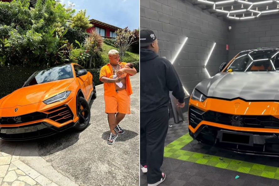 MC Ryan SP muda a cor de carro de R$ 4 milhões e diz: 'Vai ficar a ...