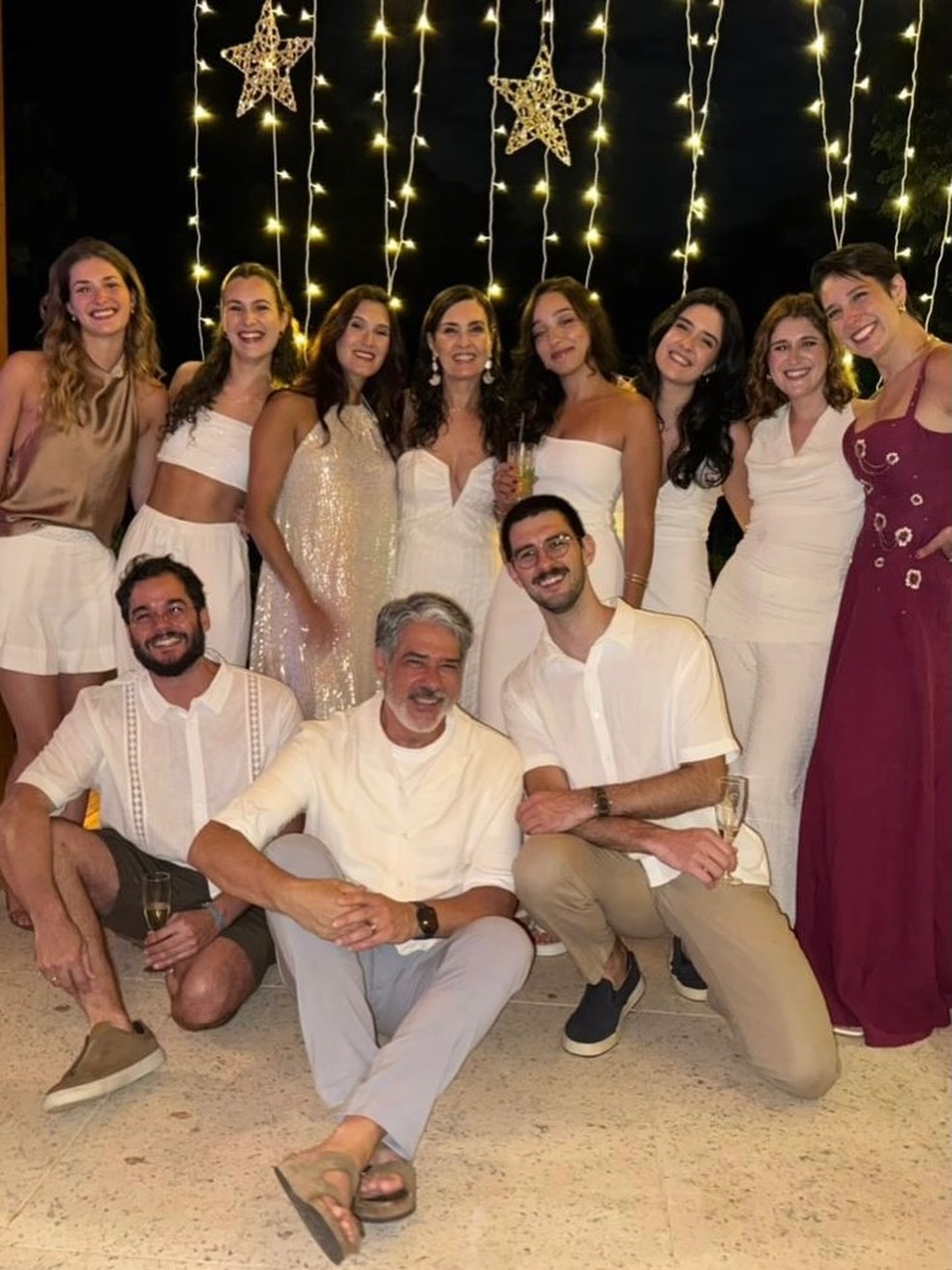 Fátima Bernardes e William Bonner passam Réveillon juntos, com os ...
