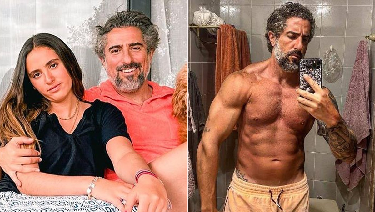Marcos Mion diz que filha de 14 anos não quer mais que ele poste fotos sem camisa; vídeo