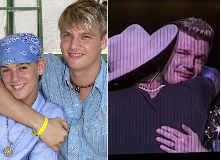 Nick Carter chora em tributo a Aaron Carter em show dos Backstreet Boys ...