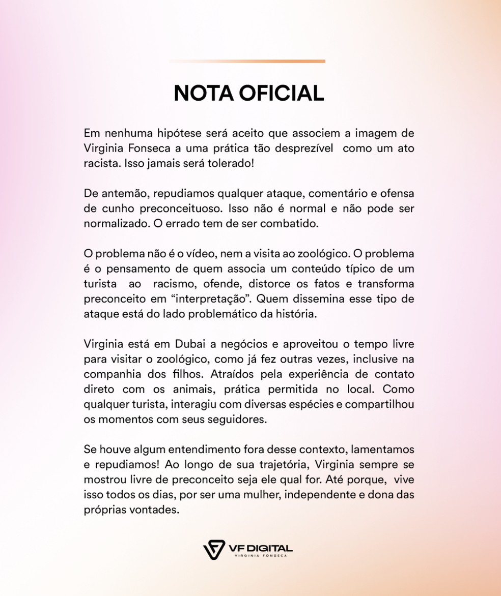Virginia Fonseca se pronuncia sobre vídeo beijando macaco ...