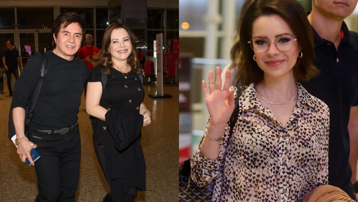 Solteira, Sandy embarca para turnê na Europa com a família