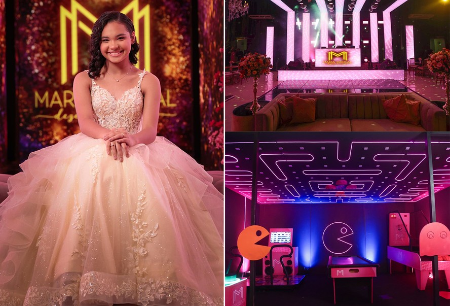 Cantora gospel Maria Marçal faz festança à la princesa pelos 16 anos