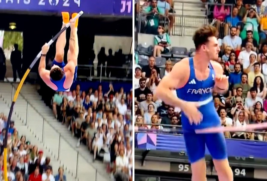 Atleta francês vira meme após 'detalhe' atrapalhar salto com vara