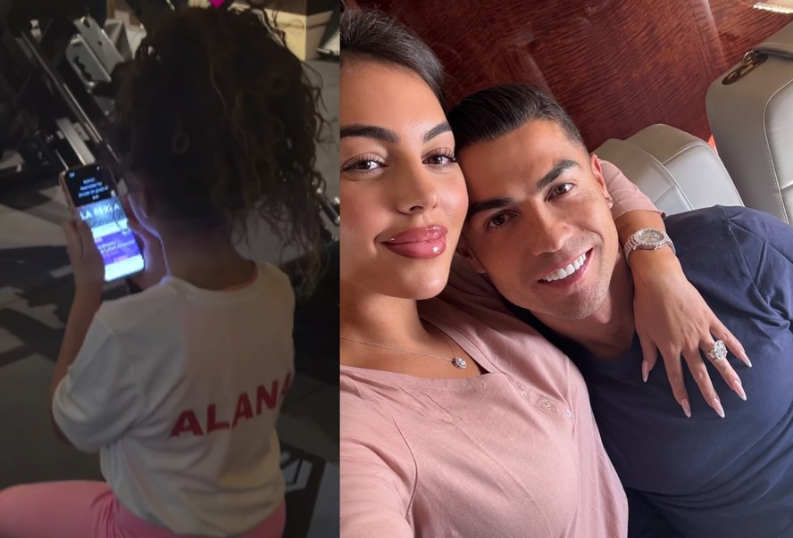 Alana, filha de Cristiano Ronaldo e Georgina Rodríguez, surpreende ao ...
