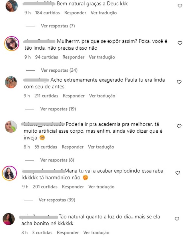 Ex-BBB Paula Freitas é criticada por fazer harmonização no bumbum ...