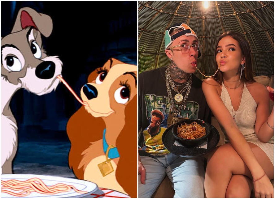 Mel Maia e o namorado, MC Daniel, recriam cena romântica de 'A Dama e o ...