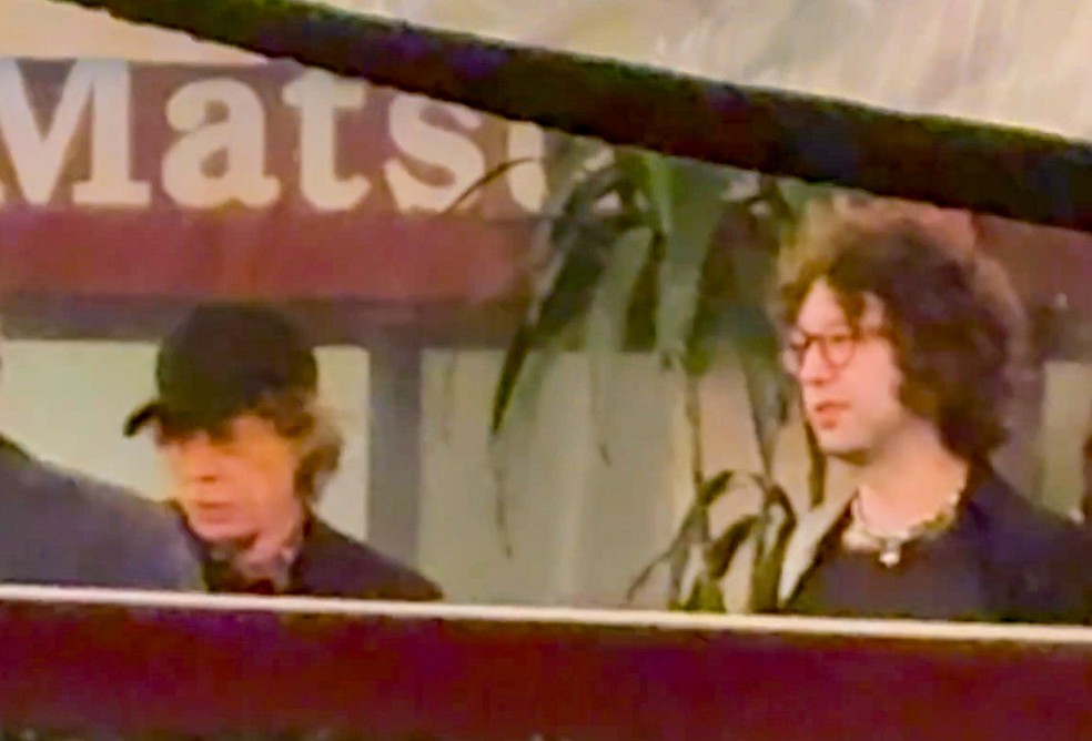 Mick Jagger e Lucas Jagger jantam juntos em Beverly Hills