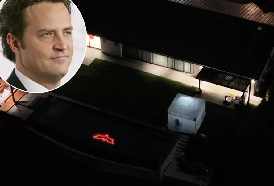 Vídeo mostra saída do corpo de Matthew Perry de mansão após morte