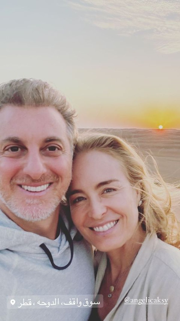 Angélica e Luciano Huck dormem em barraca no deserto e andam a camelo ...