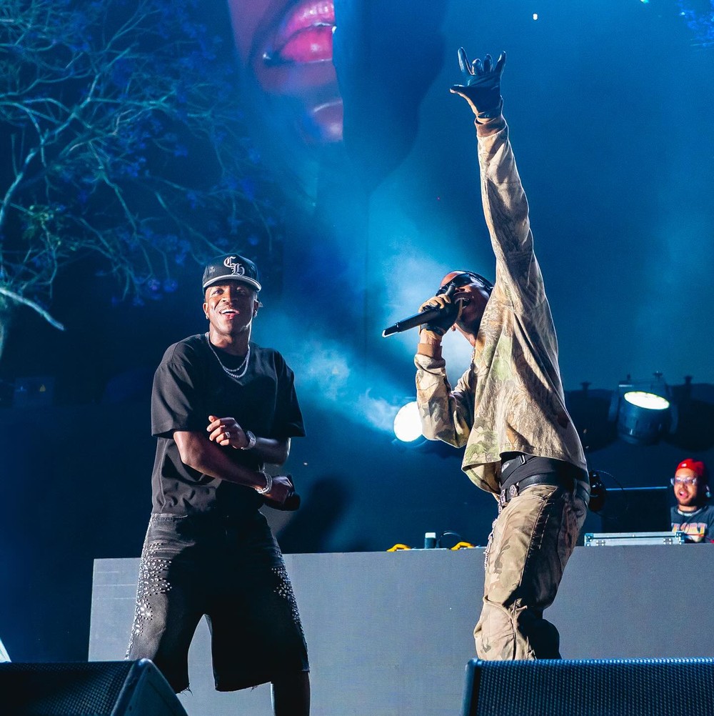 João Silva recebe Travis Scott 'em casa' em after do The Town