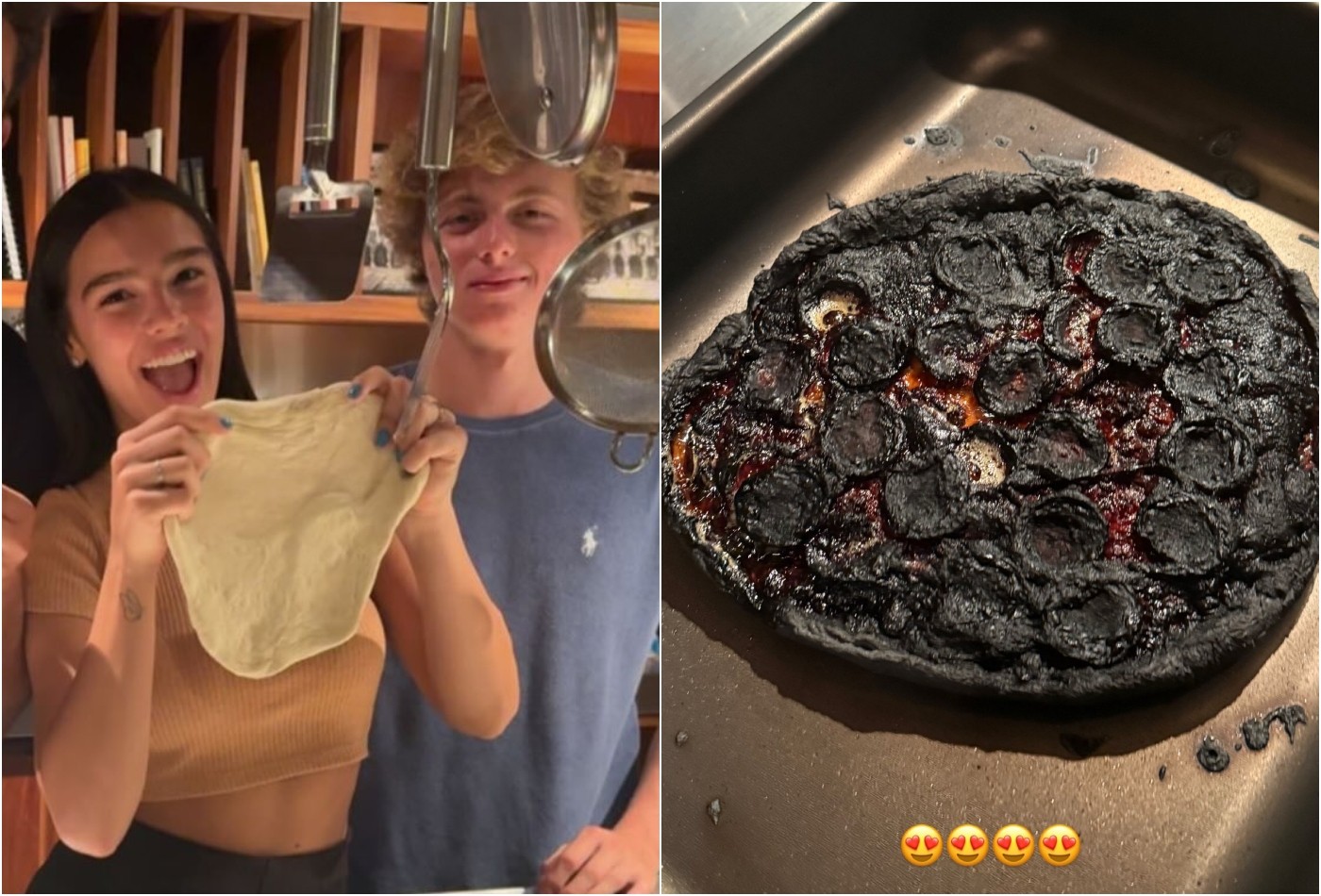 Nora de Angélica faz pizza 'desastrosa' em noite de casais com Benício ...