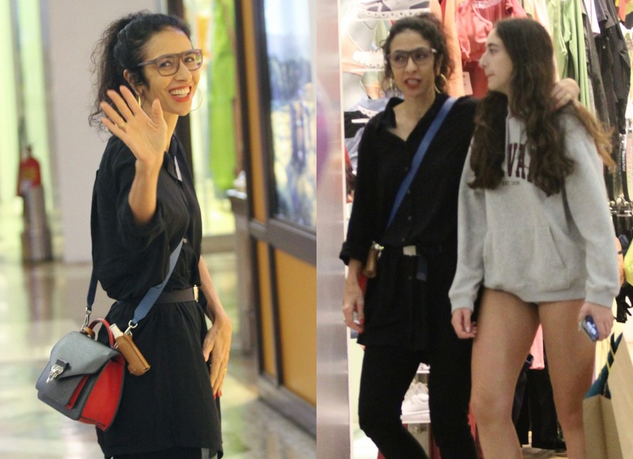 Marisa Monte faz aparição rara com a filha caçula no Rio