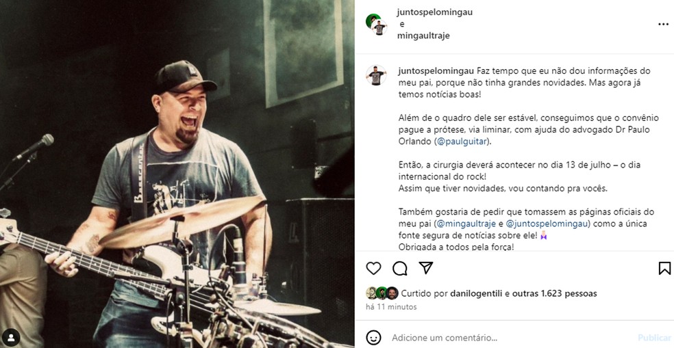 Mingau, do Ultraje a Rigor, vai passar por cirurgia para colocar ...