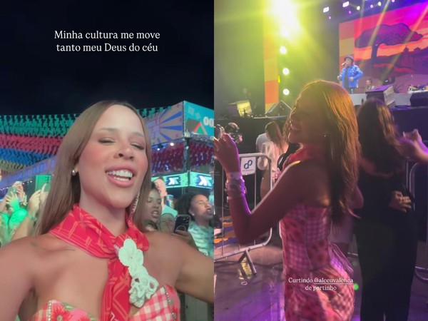 Laura Brito curte São João de Campina Grande: 'Minha cultura me move'