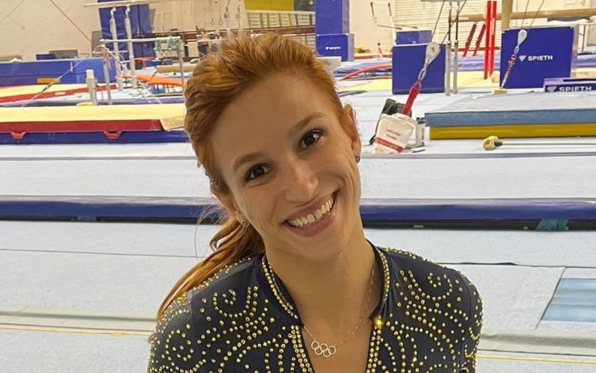 Jade Barbosa mostra 'início de um sonho' com arte até criar collants ...