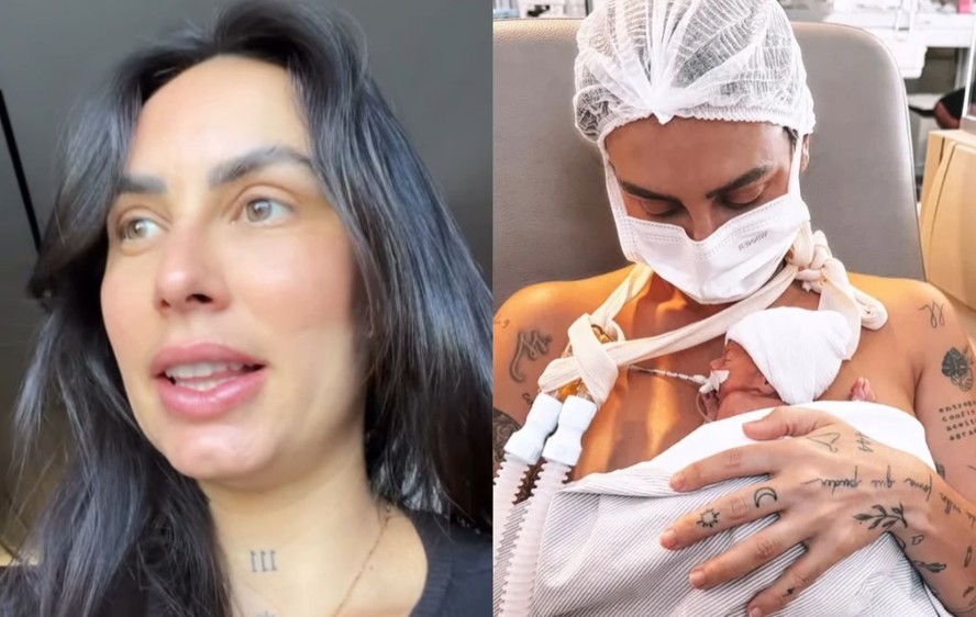 Clara Maia atualiza estado de saúde do filho que nasceu prematuro: 'Um mês cheio de vitórias'