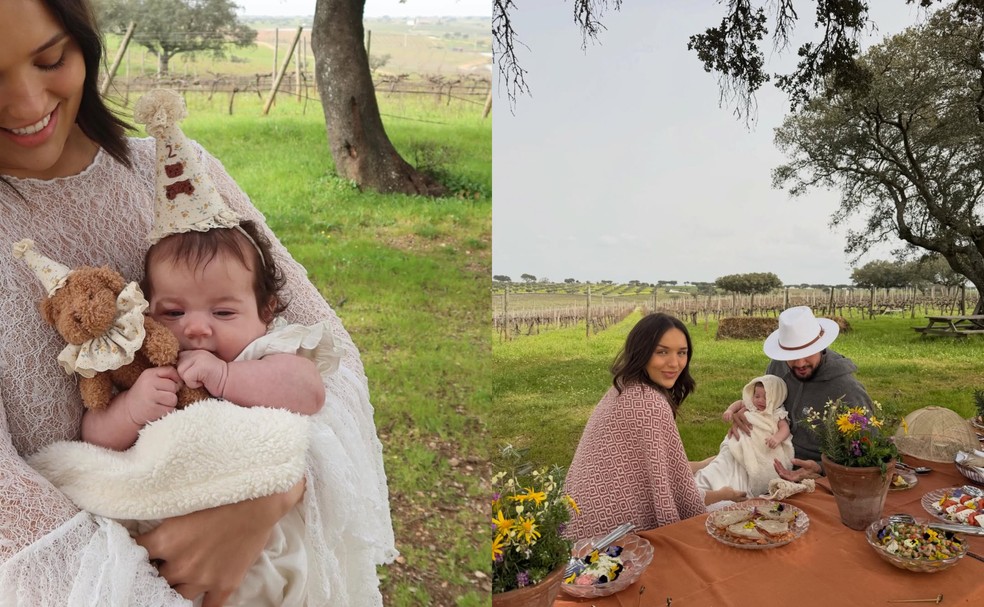 Rafa Kalimann se encanta com a filha, Zuza: 'Nosso mundo cor-de-rosa'