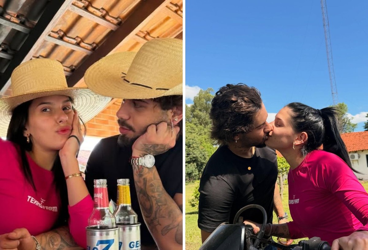 Zé Felipe surge com olhar apaixonado antes de beijo em Ana Castela ...