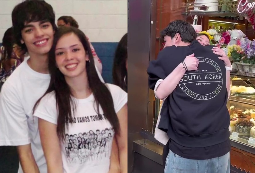 Noivo de Lucas Rangel, Bley reencontra ex-namorada em Londres e ...