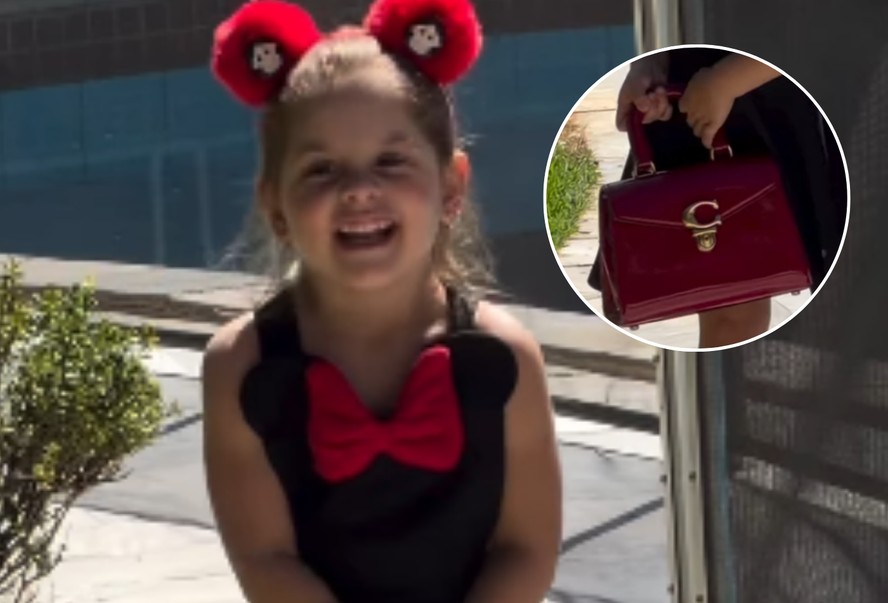 Maria Flor, filha de Virginia e Zé Felipe, aparece com bolsa de grife ...