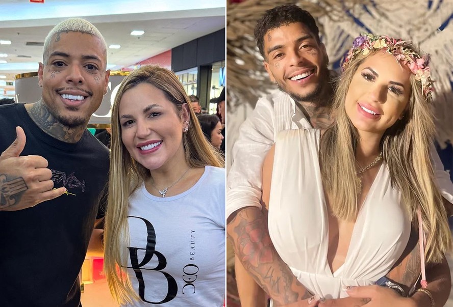 Deolane posa com sósia de MC Kevin, marido dela que morreu em 2021; compare