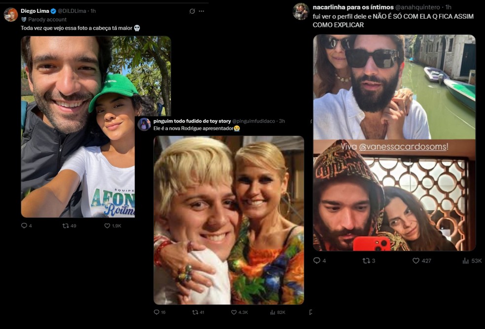 Humberto Carrão vira meme na web após foto com Bella Campos em 'Vale Tudo'