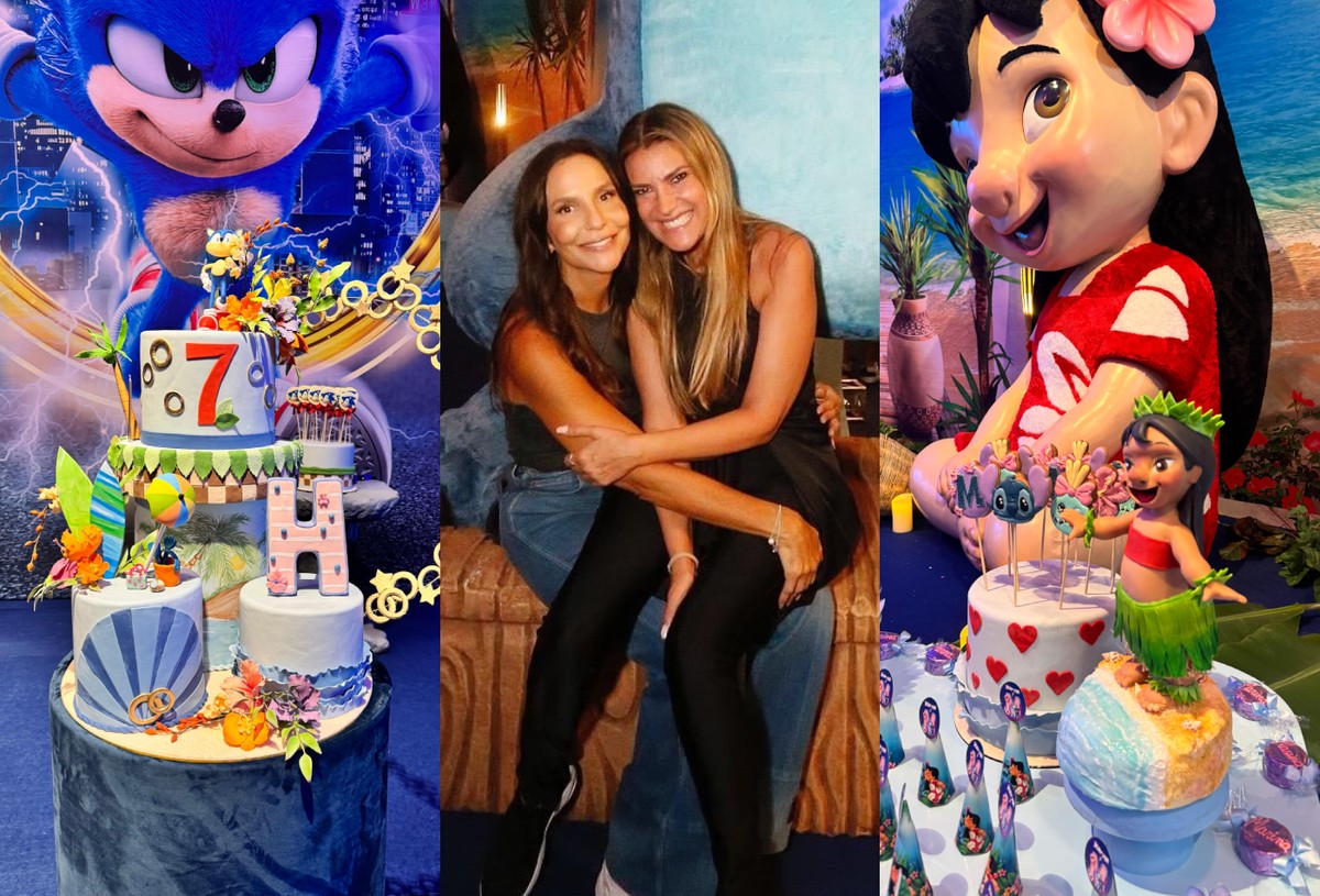 Três dias de montagem, 4 mil doces e mais detalhes do luxuoso aniversário das gêmeas de Ivete ...