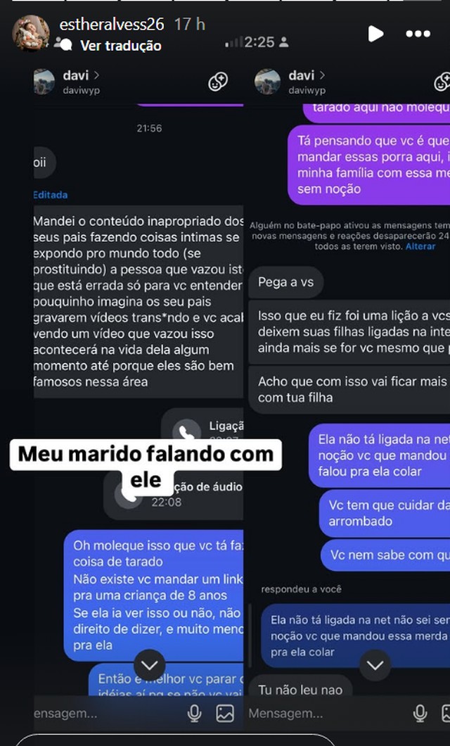 Filha de Dynho Alves recebe vídeo íntimo do dançarino com MC Mirella, e ...