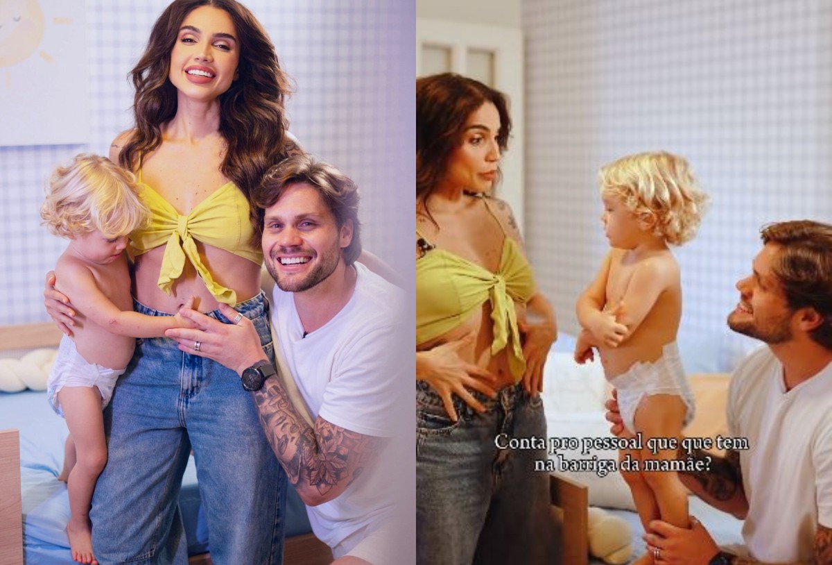 Ex-BBBs Paula Amorim e Breno Simões anunciam gravidez do 2º filho