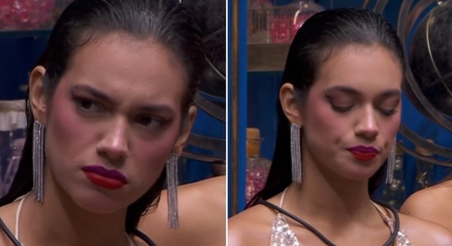 BBB 24: Alane usa duas cores de batom no programa ao vivo, e divide ...