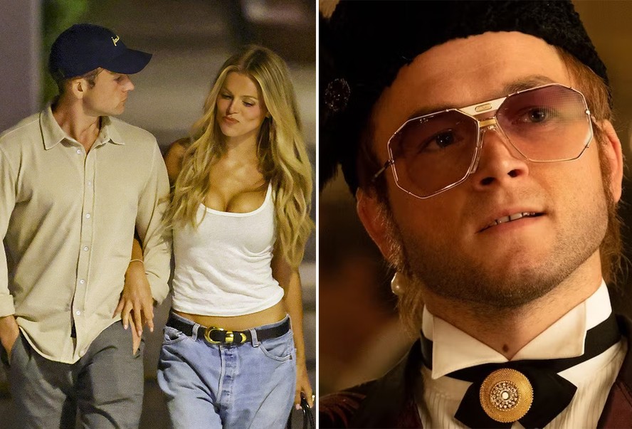 Ator que viveu Elton John beija atriz de 'Baywatch' já apontada como ...