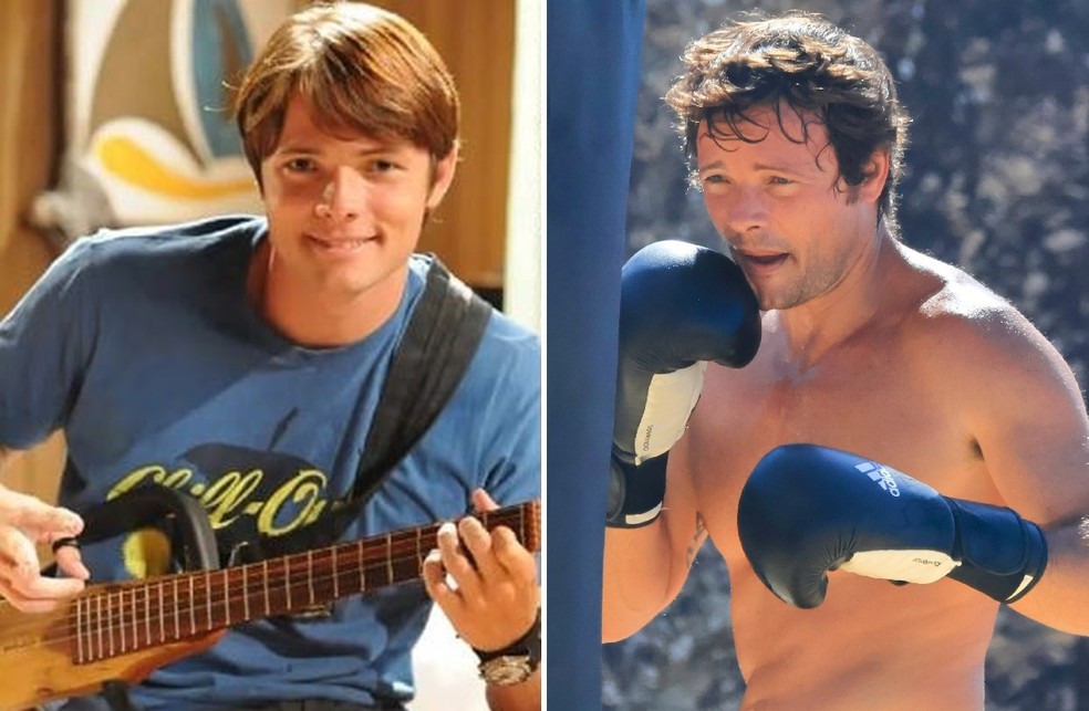 Daniel Dalcin treina boxe e pula corda em praia carioca