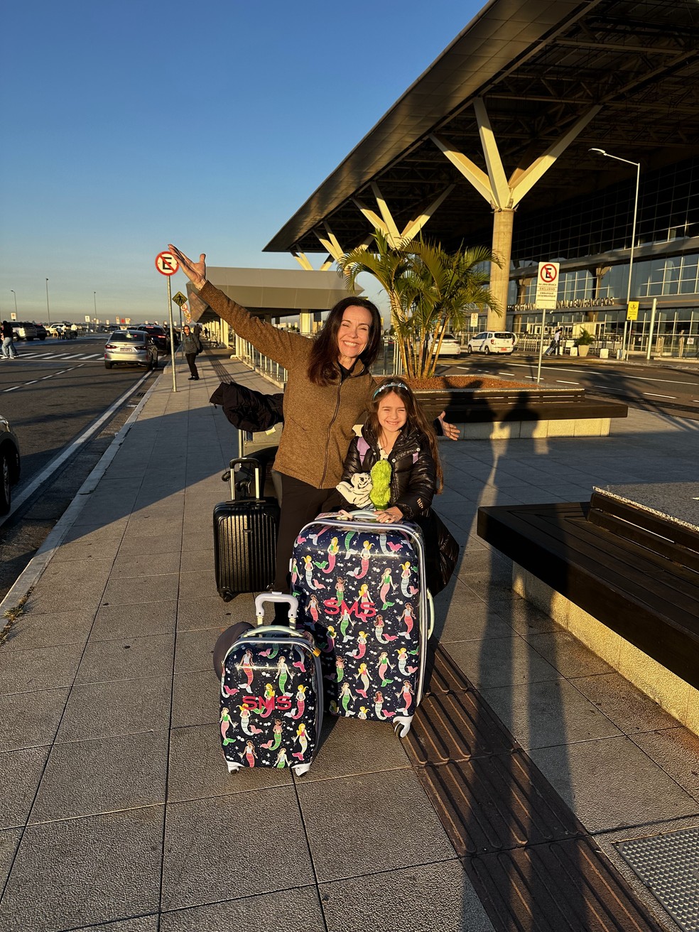 Flávia Monteiro volta para Argentina após 20 anos e realiza sonho da filha