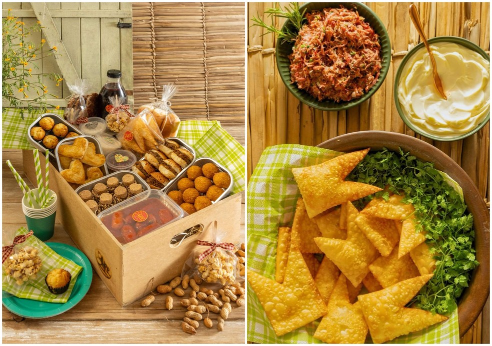 Ghee Banqueteria: box junino e pastéis — Foto: Divulgação
