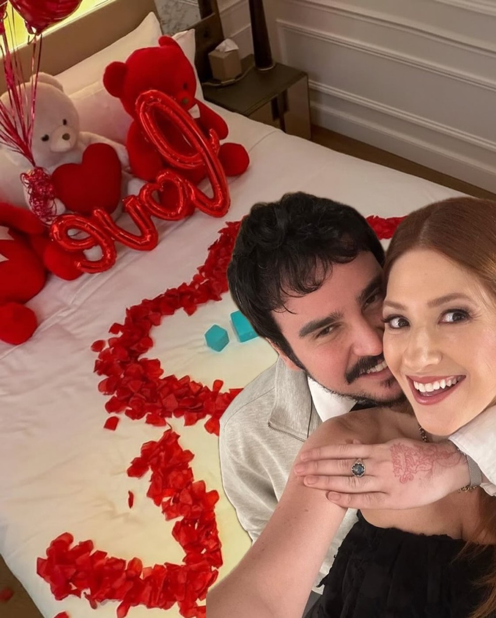 Rafa Chalub e Dani Calabresa 'recriam' foto de namoro de Vini Jr. e Virginia