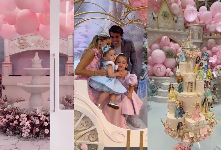 Carol Batista e Kaká celebram primeiro aniversário da filha com festa ...
