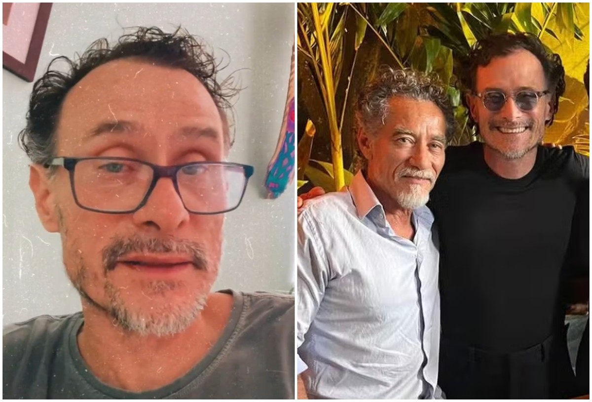 Enrique Diaz faz piada após público descobrir que ele é irmão de Chico Diaz: 'Espécie de fake'