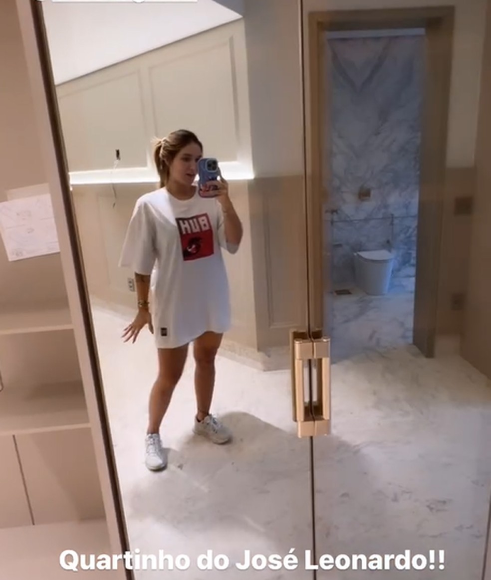 Grávida, Virginia Fonseca mostra quarto de José Leonardo em nova mansão