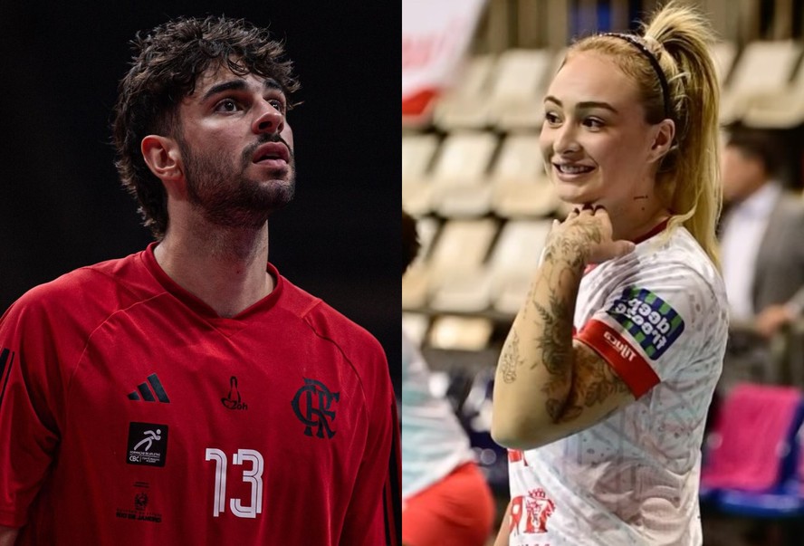 Casal sensação do vôlei no TikTok, Gabi Gagliassi e Felipe Motta ...