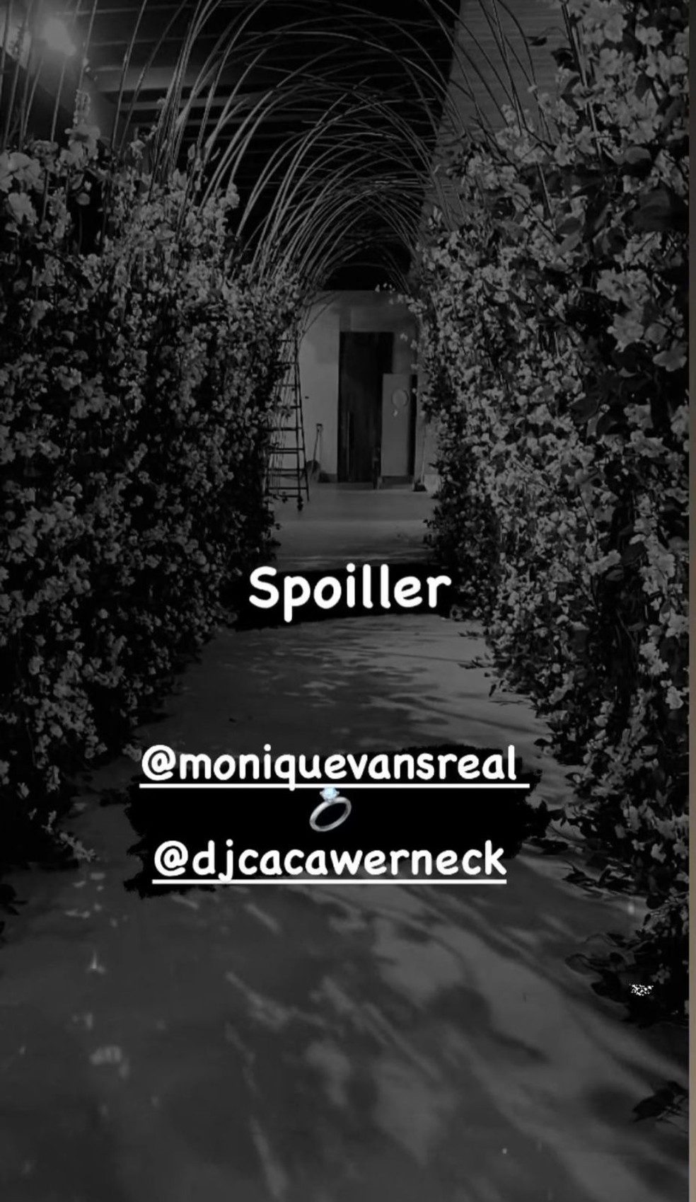 Cacá Werneck dá spoiler de decoração do casamento com Monique Evans