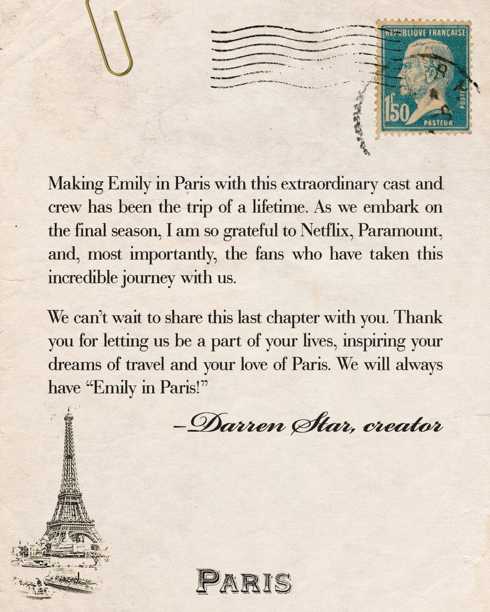 'Emily in Paris': 6ª temporada será a última, anuncia Netflix