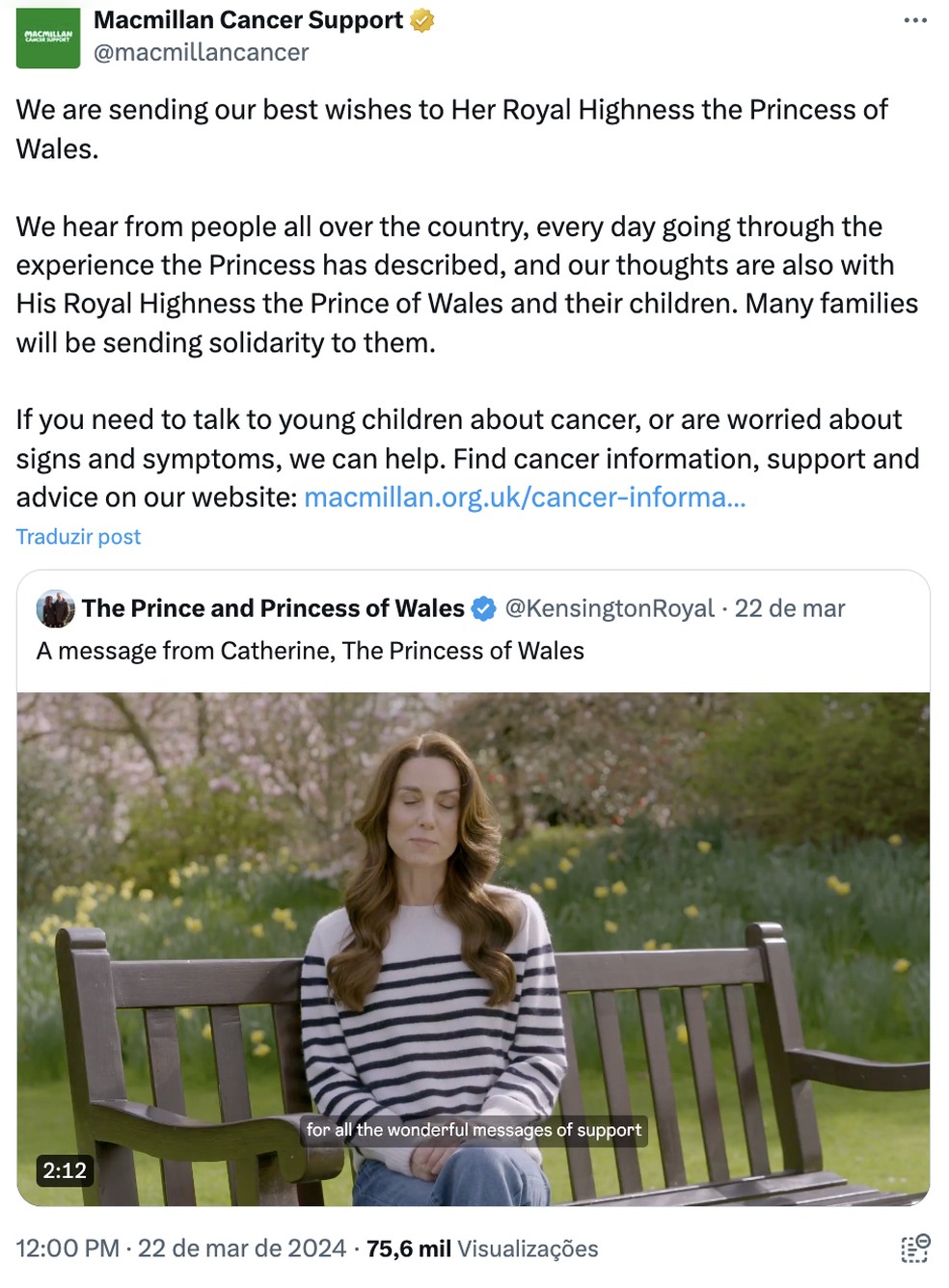 Diagnóstico de câncer de Kate Middleton gera busca recorde em site de ...