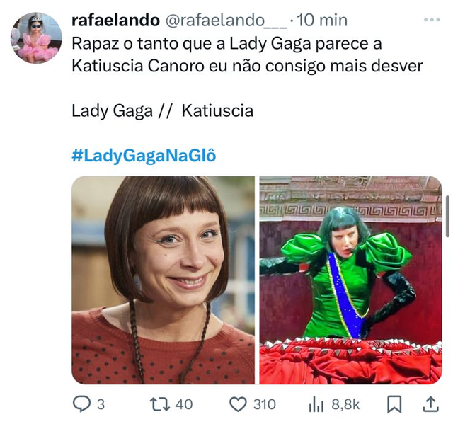 Show de Lady Gaga no Rio agita redes sociais; confira memes
